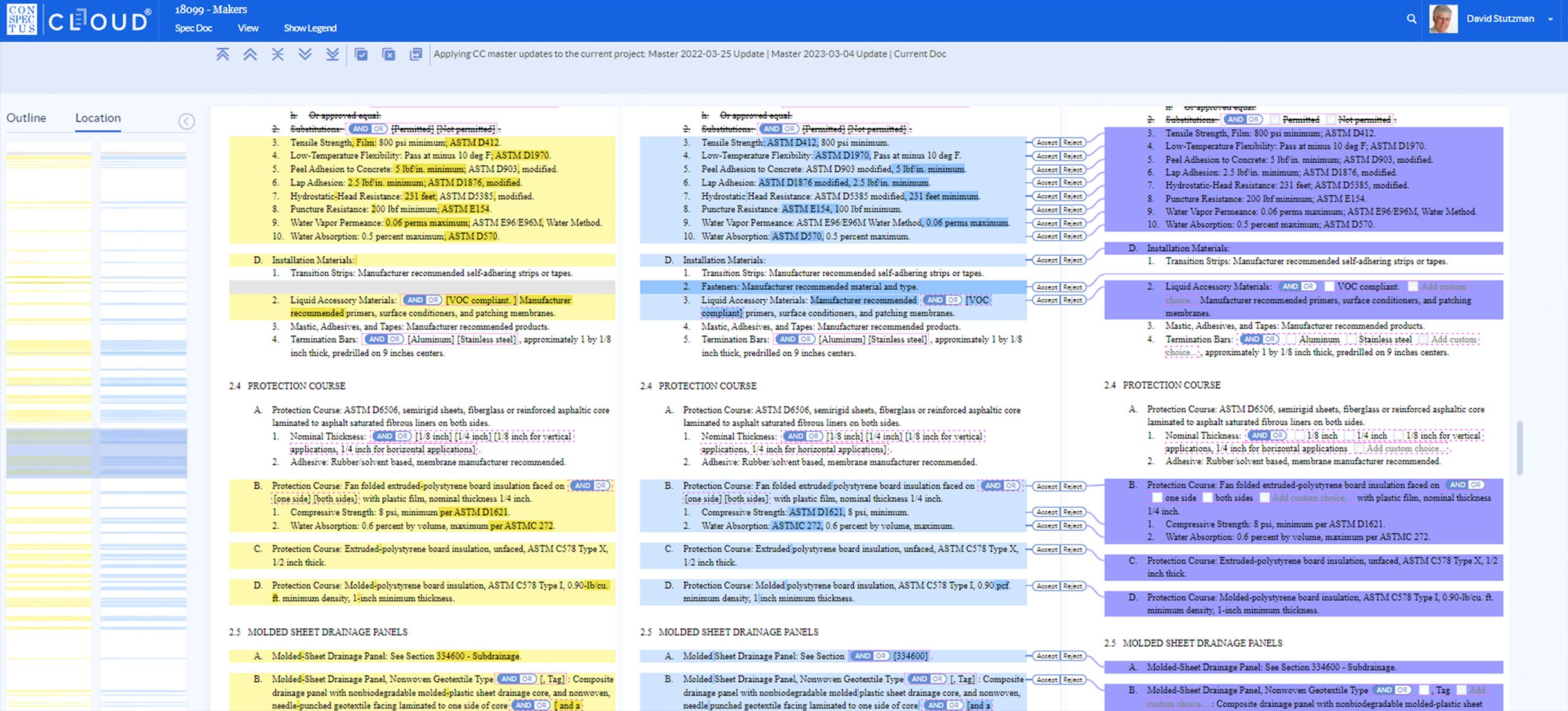 Creating Master Specs - How is it done?